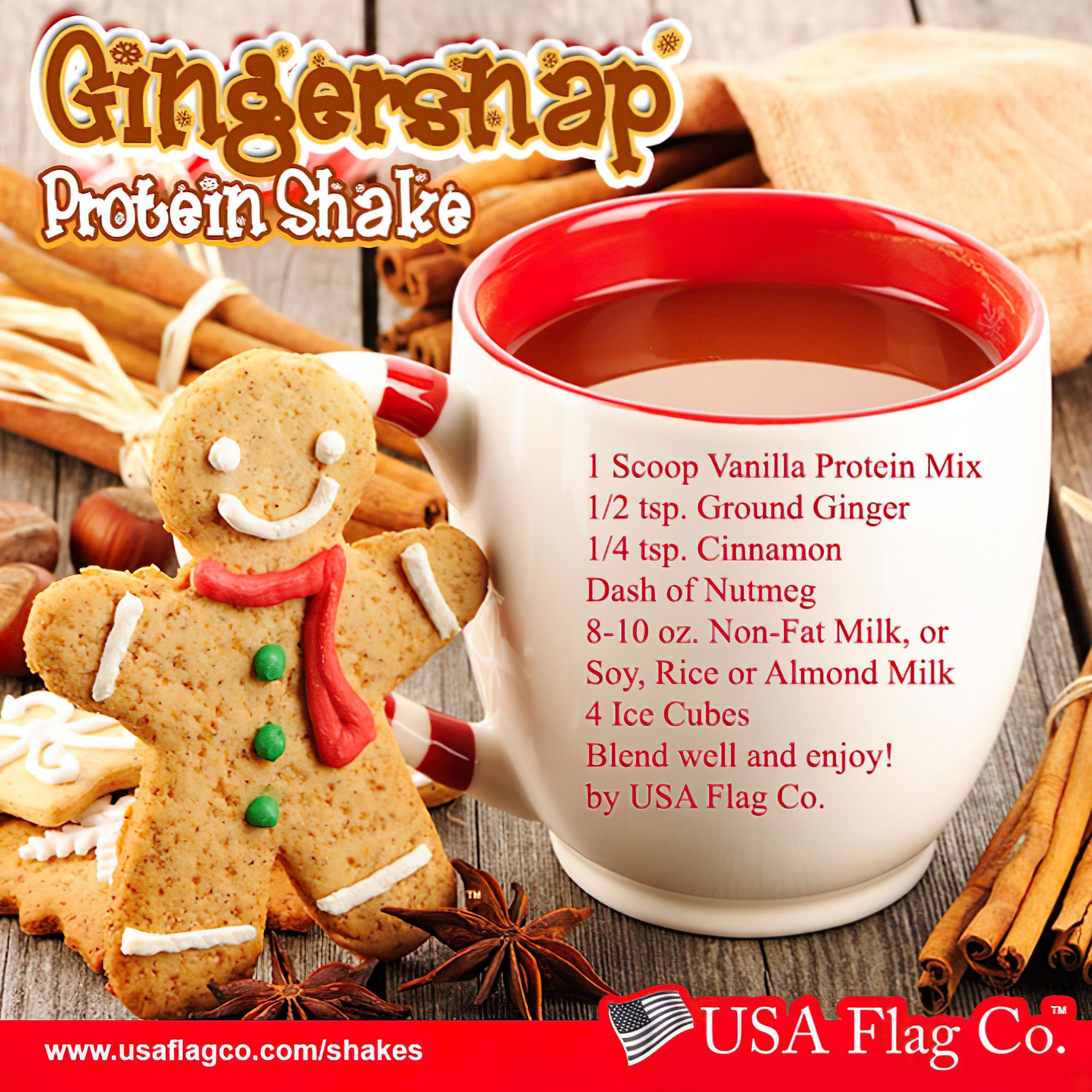 Rev Up Your Routine with Gingersnap Protein Shakes Recipe! – USA Flag Co.