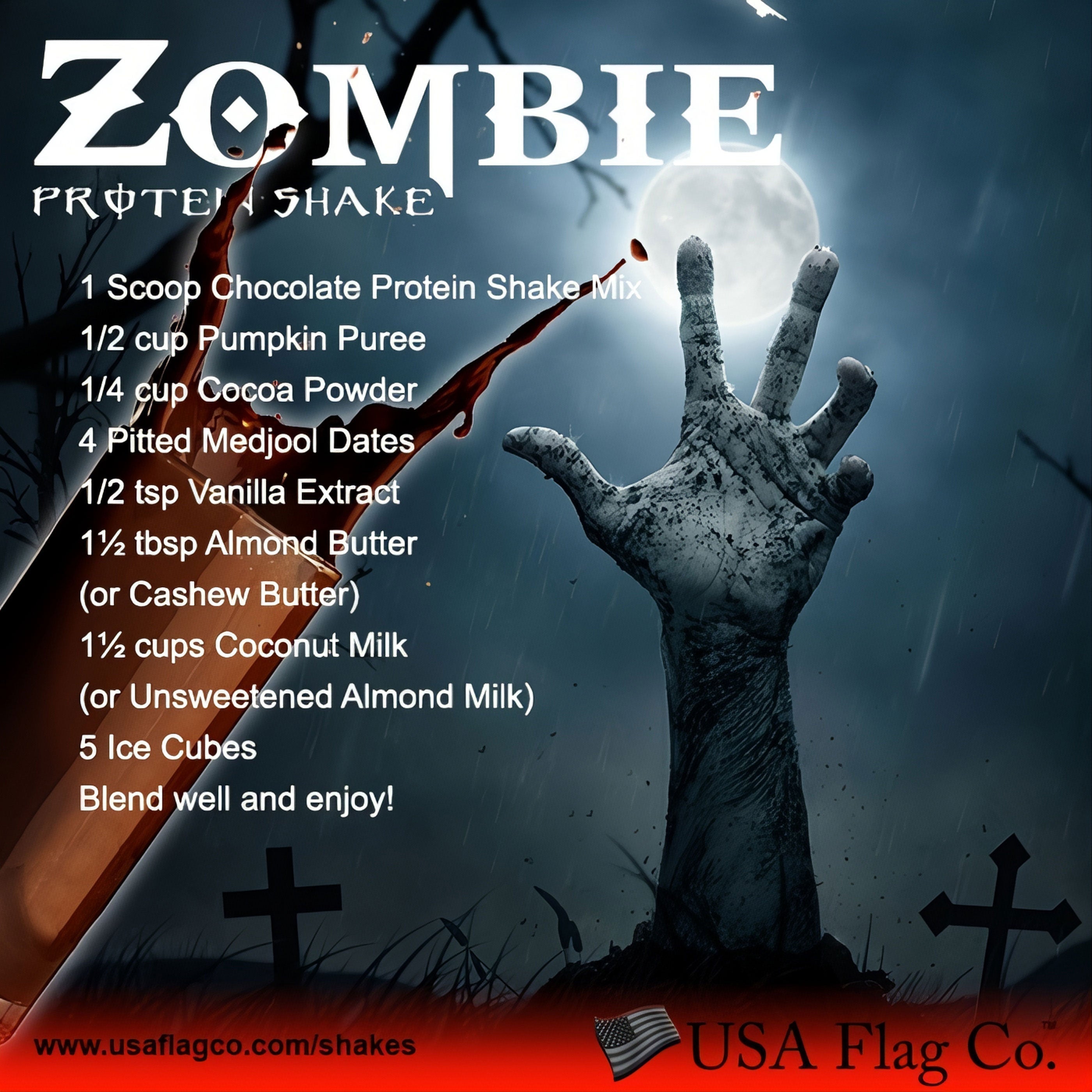 Unleash the Undead with the Ultimate Zombie Protein Shake Recipe – USA ...