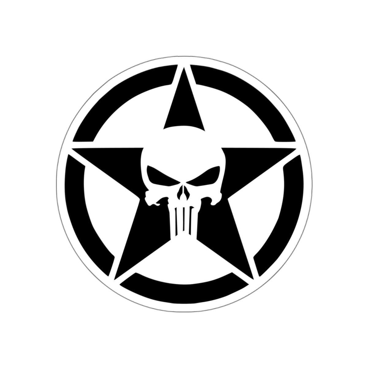 Punisher Symbol Military Products Full Embroidered Punisher Chest