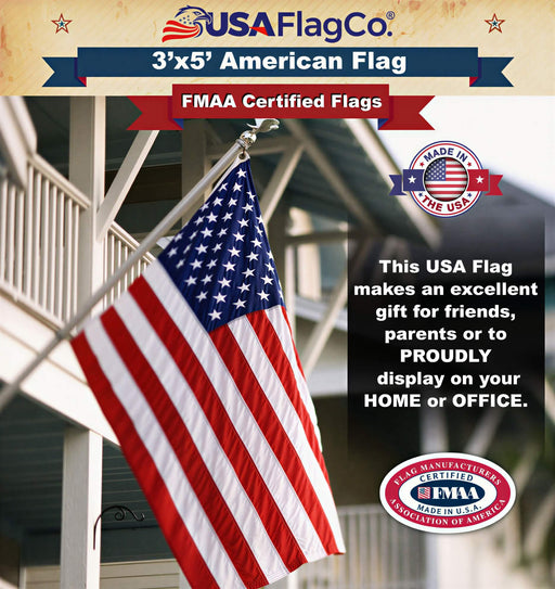 Bulk Nylon American Flags 3x5 foot | Made in America – USA Flag Co.