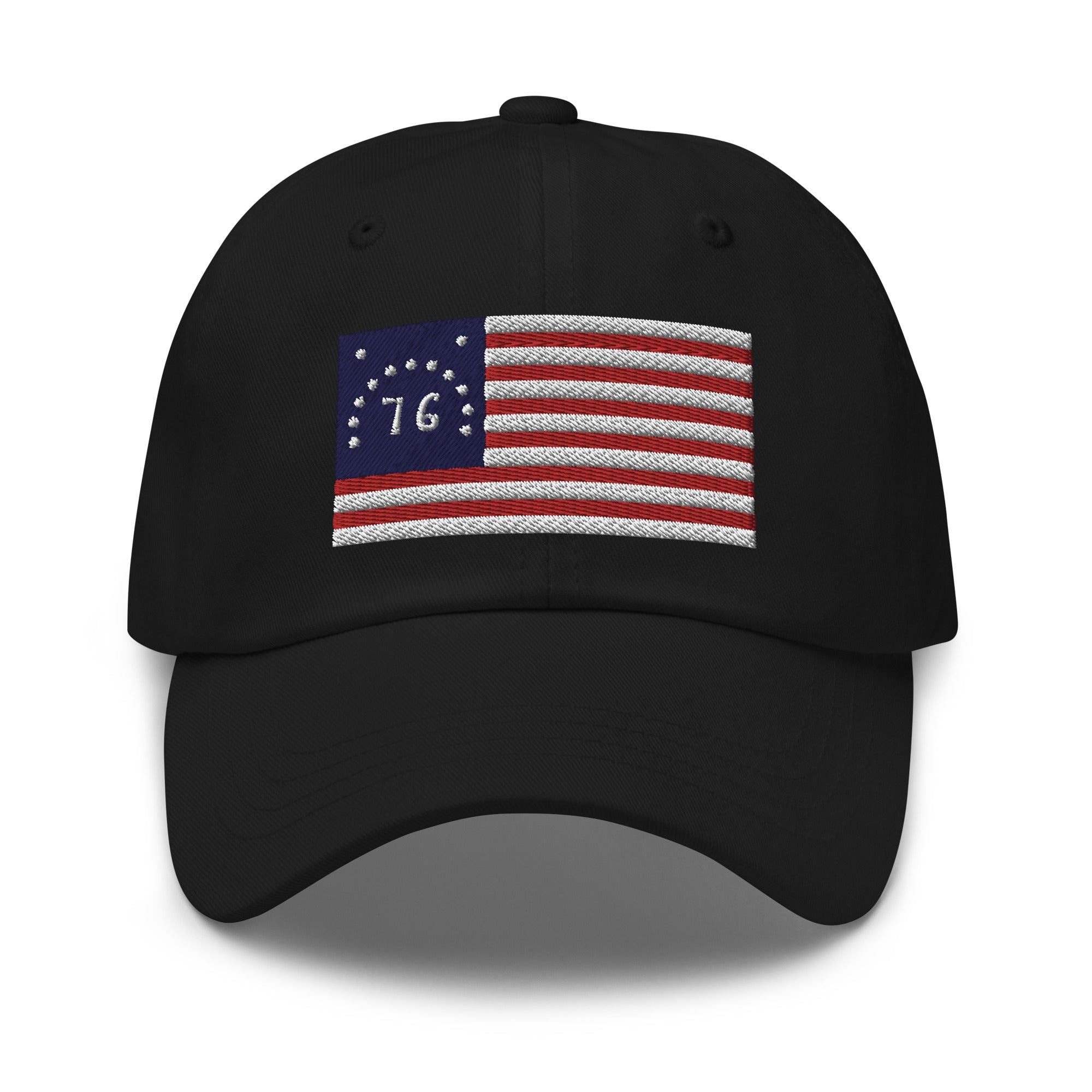Dad Hat - Bennington Flag "1776" (Embroidered Flag) – USA Flag Co.