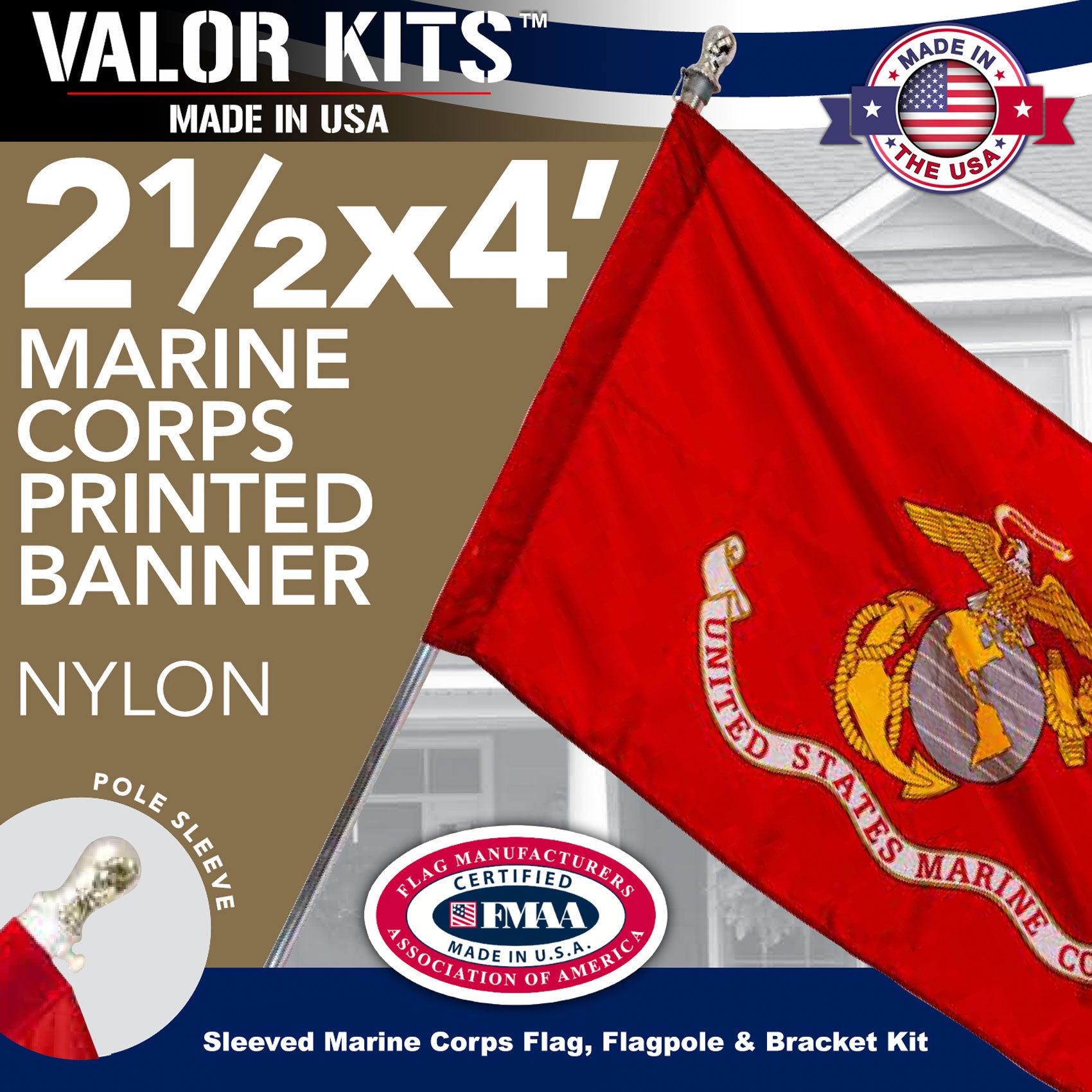 VALOR™ Military Flags & Kits: Made in USA | Honor Our Troops – USA Flag Co.