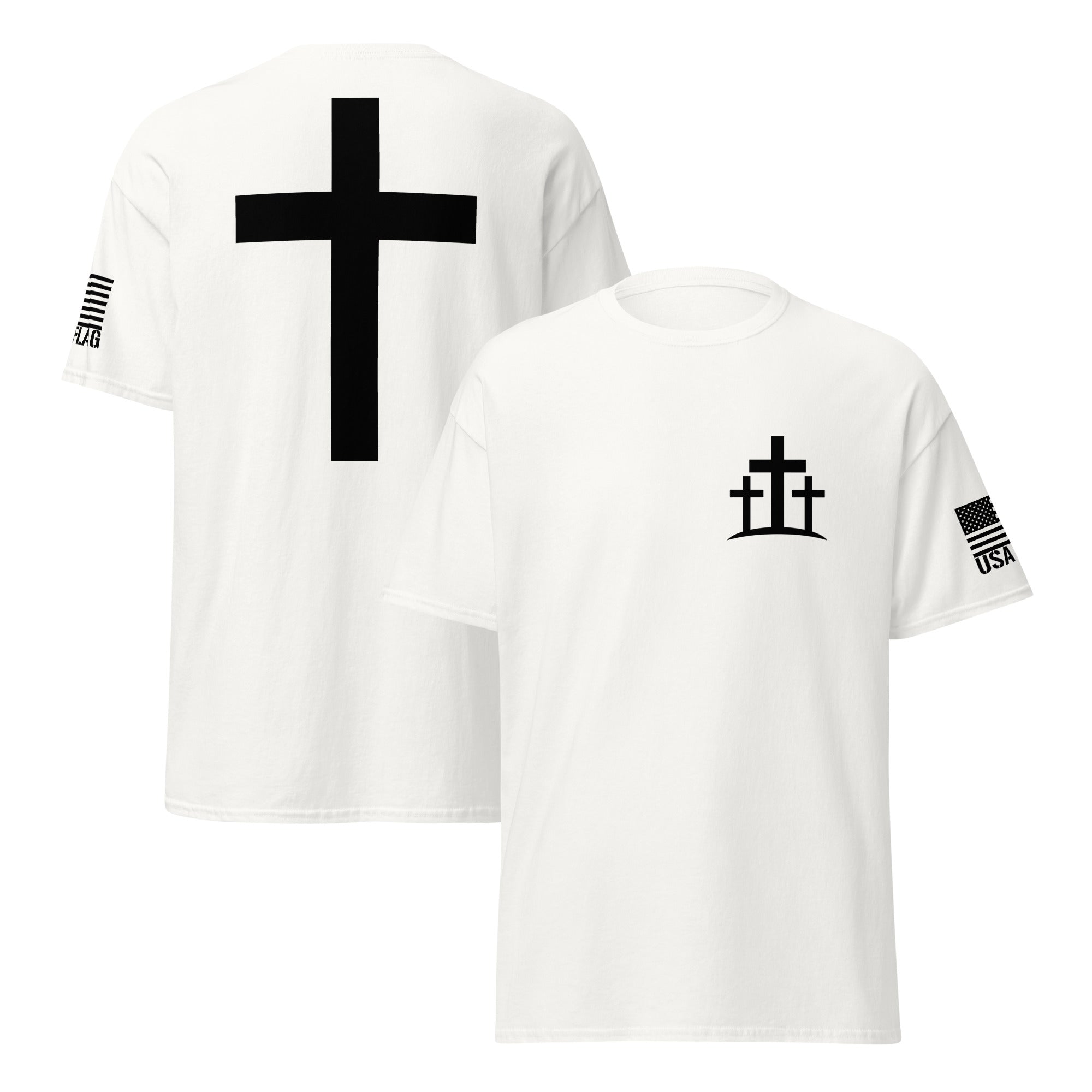 Christian Cross T-Shirts | Unisex Classic Tees | Gildan 5000 – USA Flag Co.