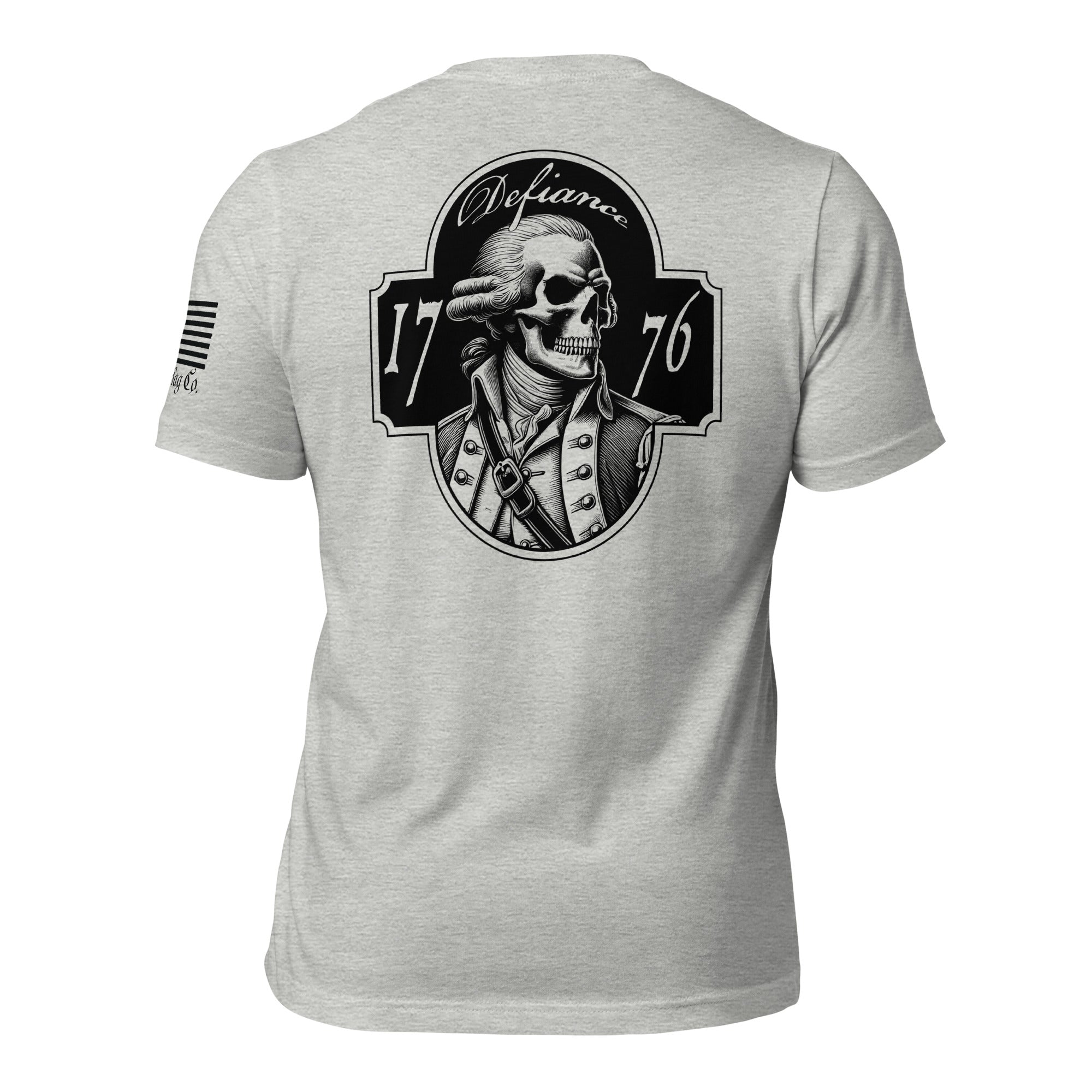 George Washington Skull T-Shirt | Defiance 1776 DTG Print – USA Flag Co.