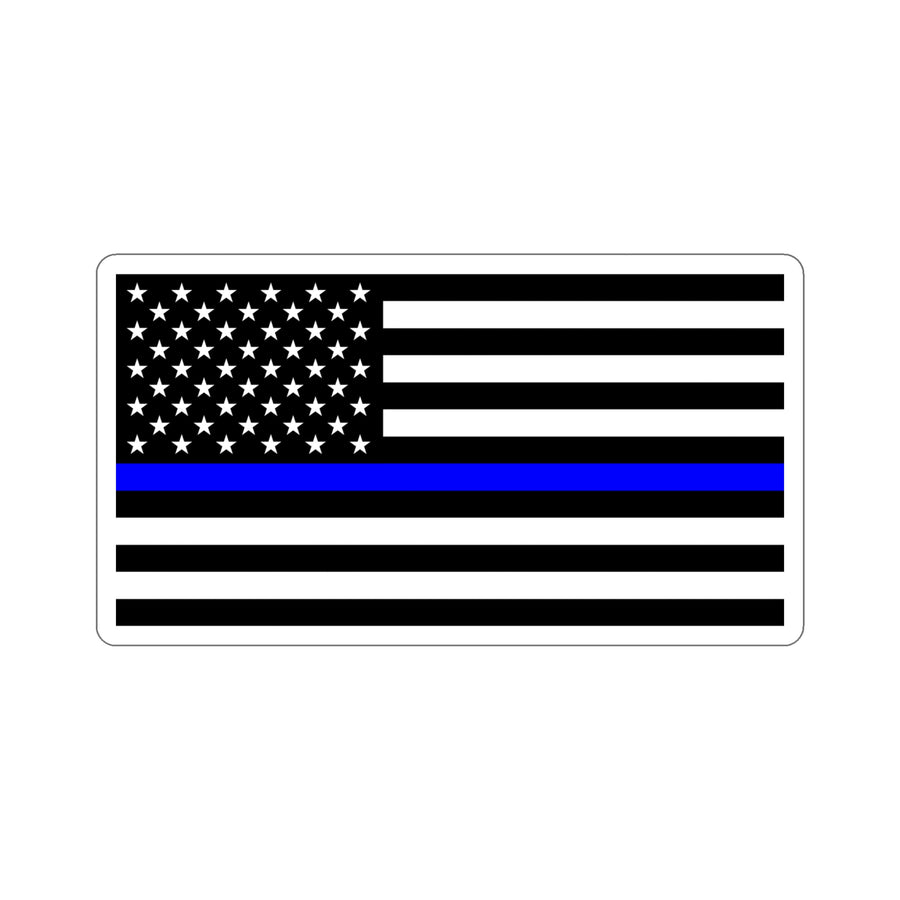 Bold and Durable: Get Your Thin Blue Line Flag Sticker Today – USA Flag Co.