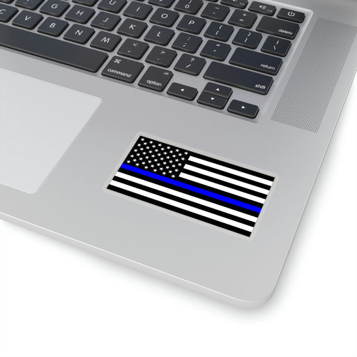 Bold and Durable: Get Your Thin Blue Line Flag Sticker Today – USA Flag Co.