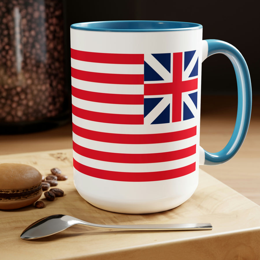 Two-Tone Grand Union Flag Coffee Mugs, 15oz – USA Flag Co.