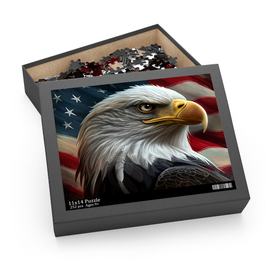 USA Flag American Bald Eagle Puzzle (120, 252, 500-Piece) – USA Flag Co.